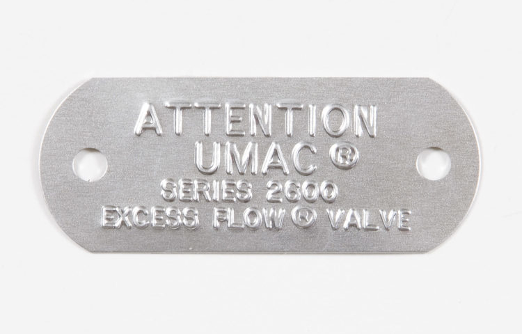 Valve Tags | Custom Identification | Metal Marker Mfg
