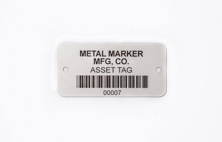 Bar Code Tags | Metal Marker Mfg