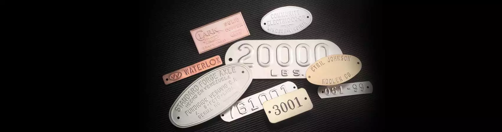 Government | Custom Identification Tags | Metal Marker Mfg