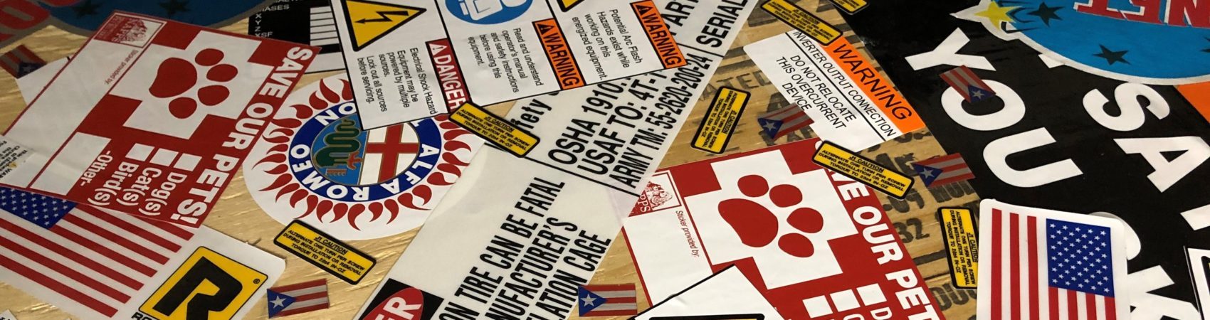 Metal Decals - Decals & Labels | Metal Marker Mfg