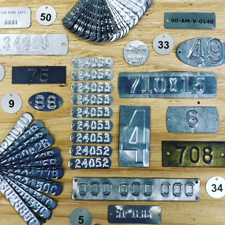 Shellfish Tags | Metal Marker Mfg