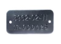 Durable Custom Metal Tags | Metal Marker Mfg