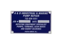 Custom Metal Nameplates, Labels & Tags | Metal Marker Mfg.