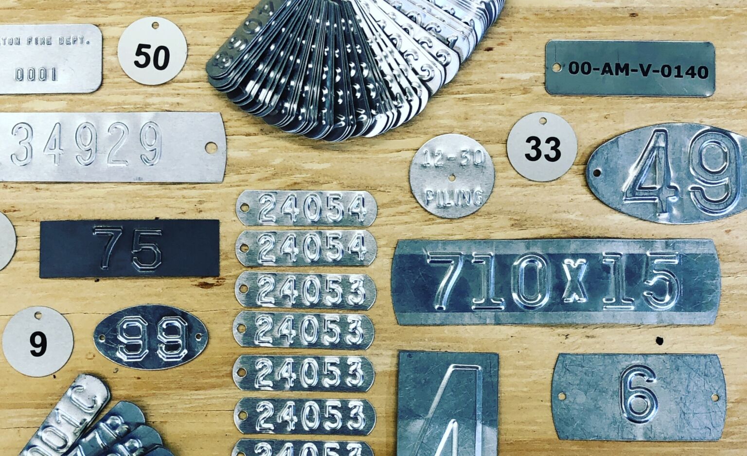 Data Plates for Maintenance | Metal Marker Mfg