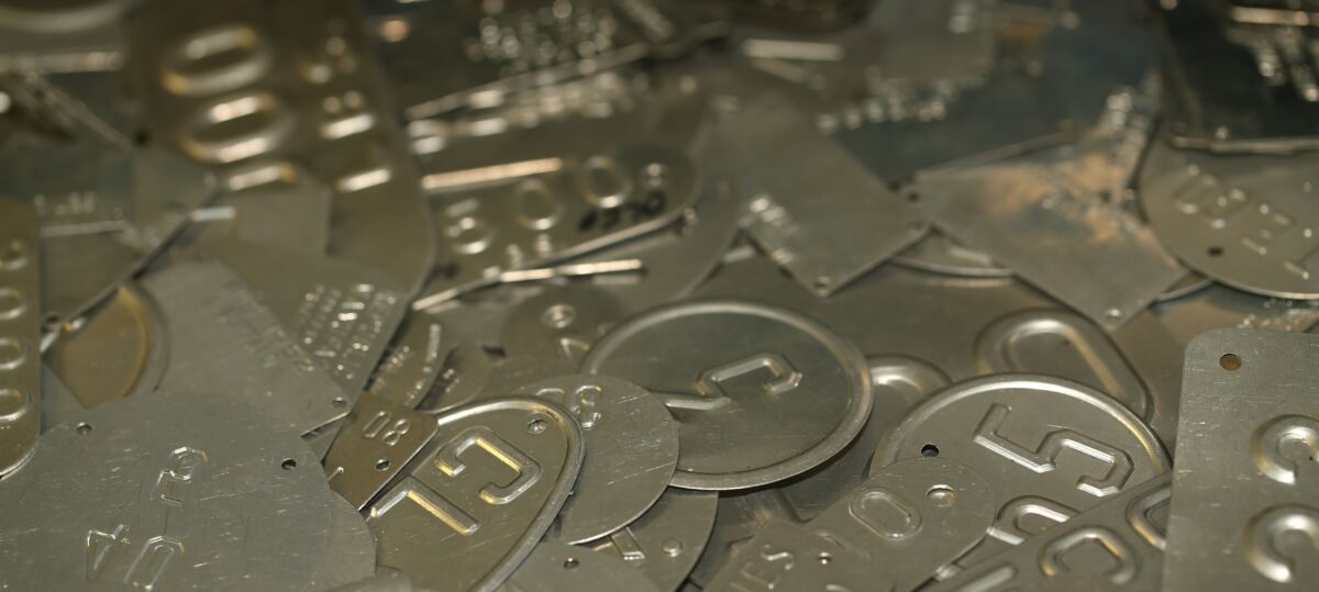 Custom Subsea Tags | Metal Marker Mfg