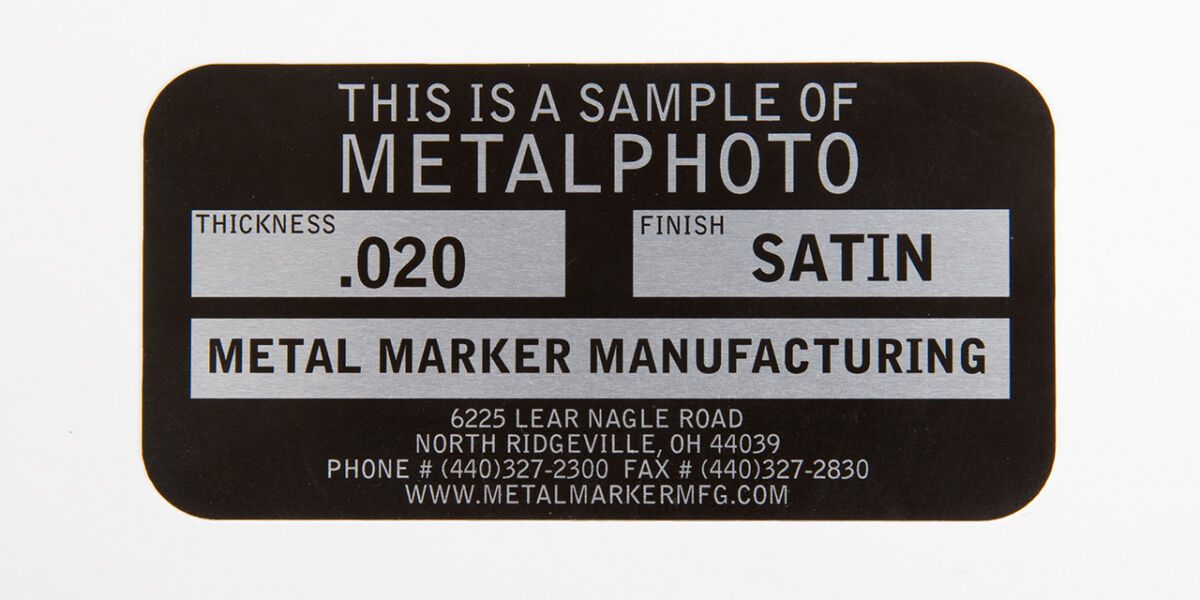 Supply Chain Labels | Metal Marker Mfg