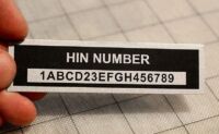 Custom HIN Tags | Metal Marker Manufacturing