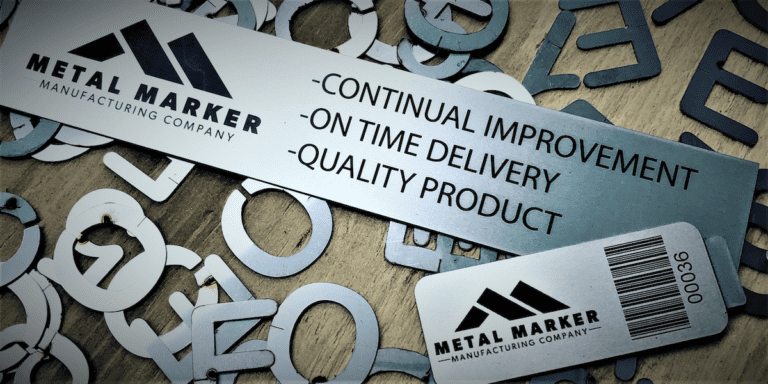 Custom High-Quality Rigging Tags - Metal Marker Manufacturing