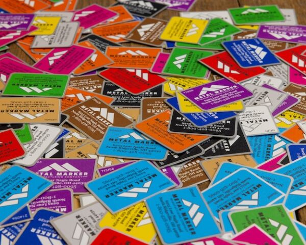 Digital Printing - Metal Tags & Labels | Metal Marker Mfg