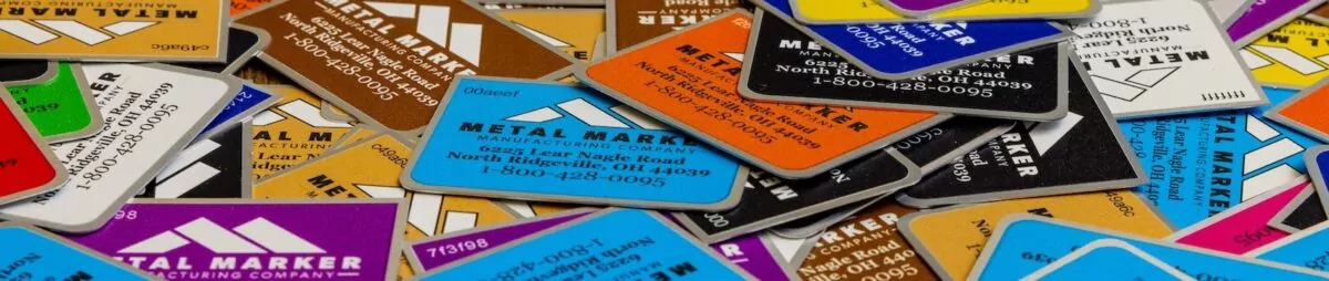 Digital Printing - Metal Tags & Labels | Metal Marker Mfg