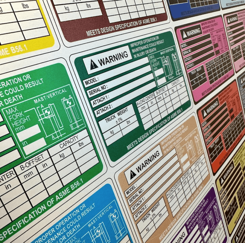 Digital Printing - Metal Tags & Labels | Metal Marker Mfg