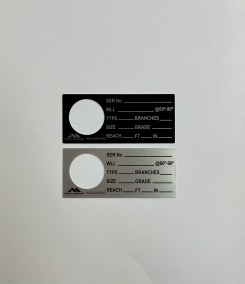 Custom Construction Tags | Metal Marker Mfg