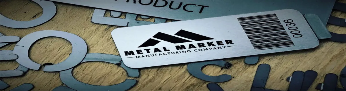Custom Metal Barcode Tags & Labels | Metal Marker Mfg