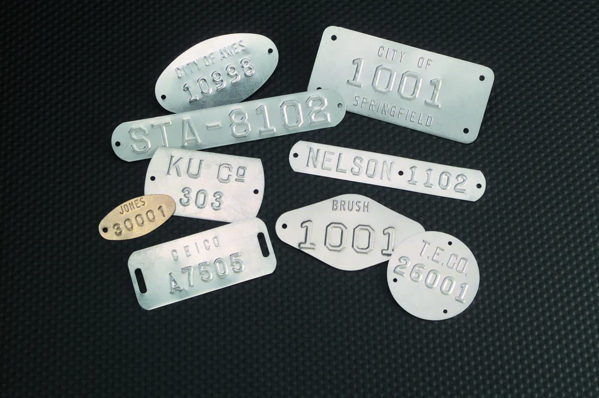 Utility Pole Tags - Telephone Pole Tags | Metal Marker Mfg
